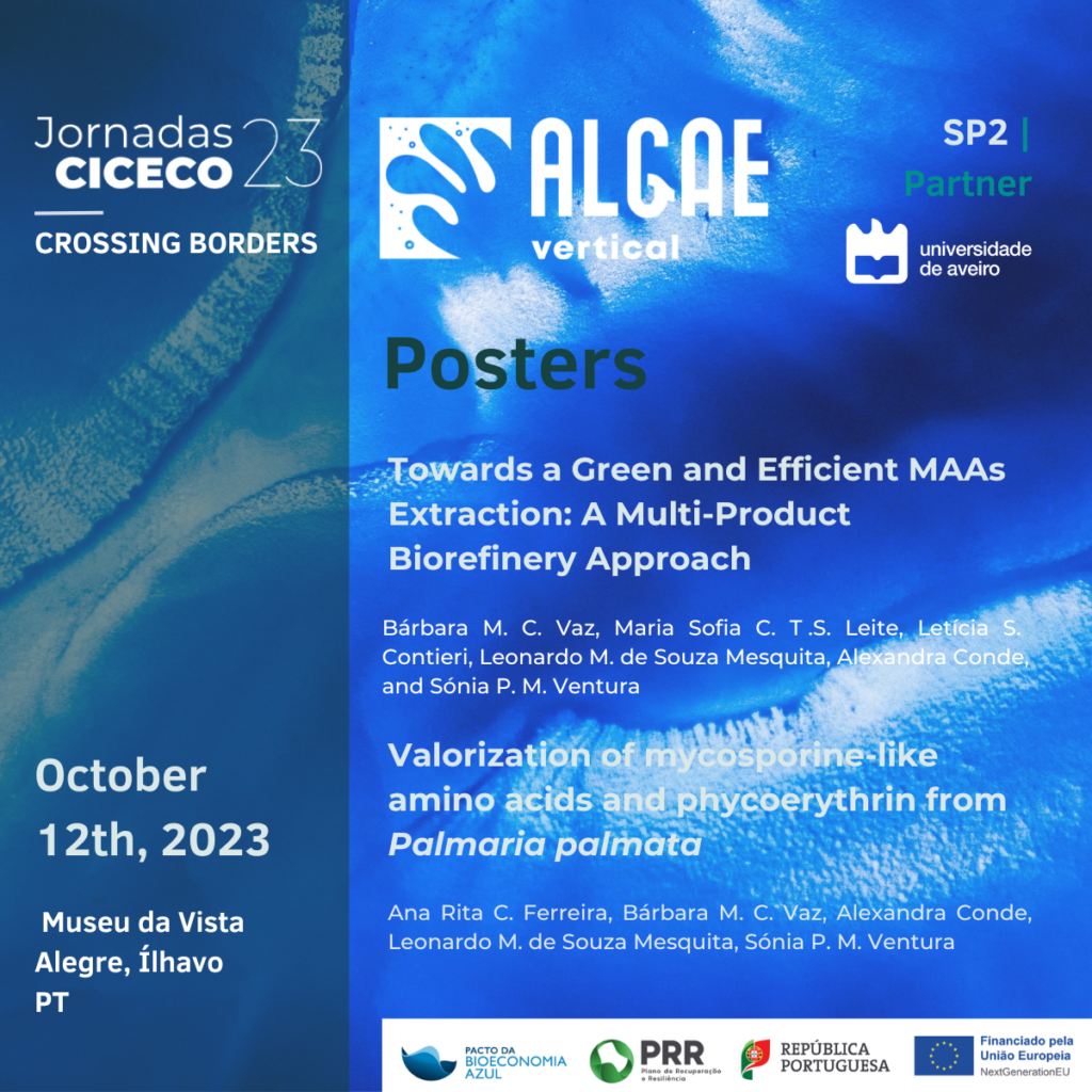 Algae Vertical nas Jornadas CICECO 2023 - Algae Vertical